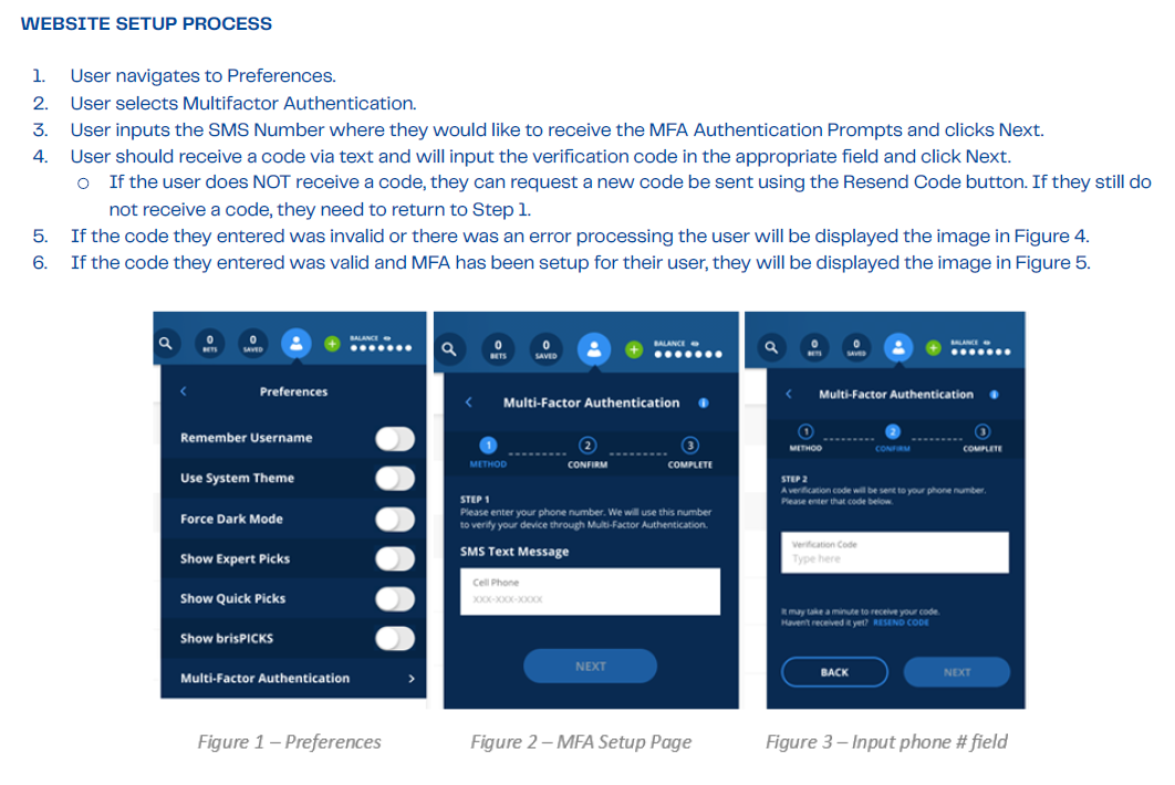 How to use Multifactor Authentication - Full site Experience – TwinSpires
